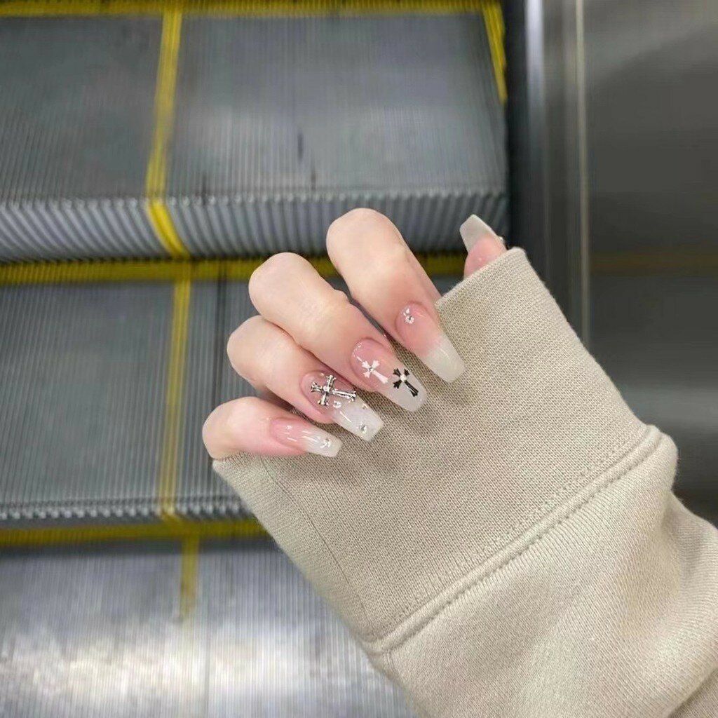 Наклейки для ногтей cross с красивым узором бабочки, выберите размер