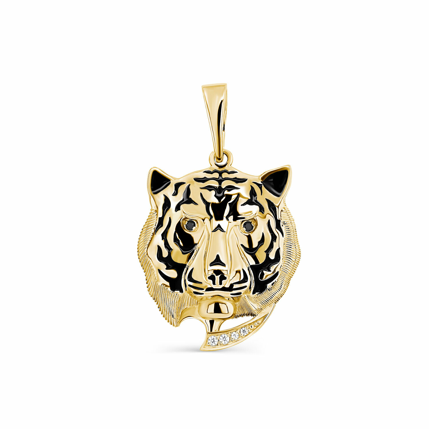 Подвеска, серебро, 925 проба, фианит