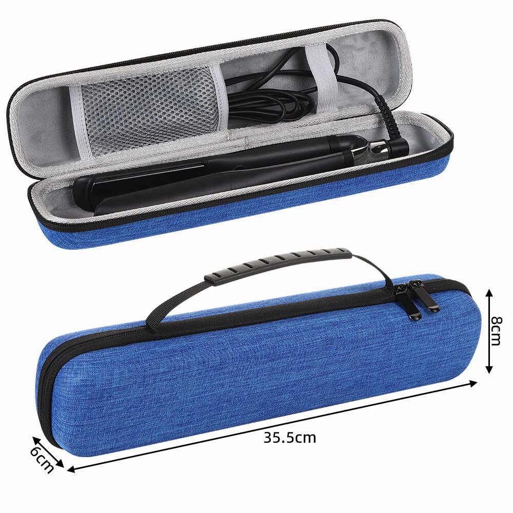 Жесткий водонепроницаемый и ударопрочный чехол для выпрямителя волос, коробка для хранения, портативный EVA чехол для укладки волос