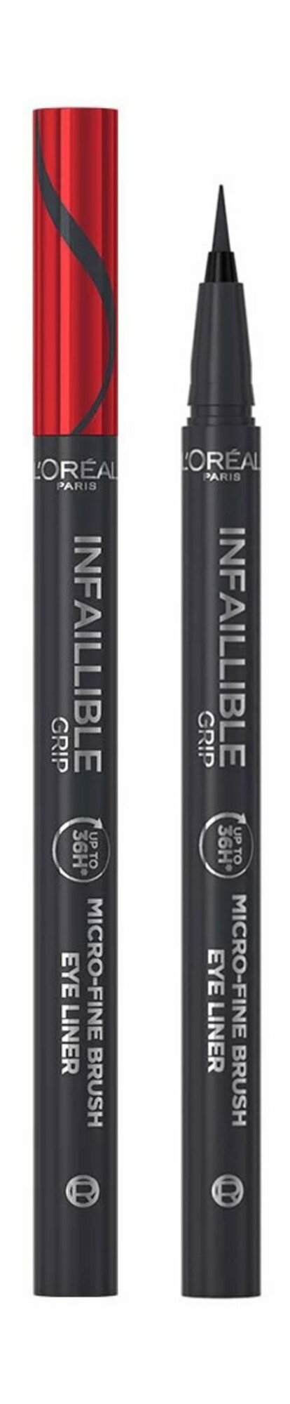 L'Oreal Infaillible Grip Micro-Fine Brush Eye Liner Подводка для контура глаз | 1 черный 100мл