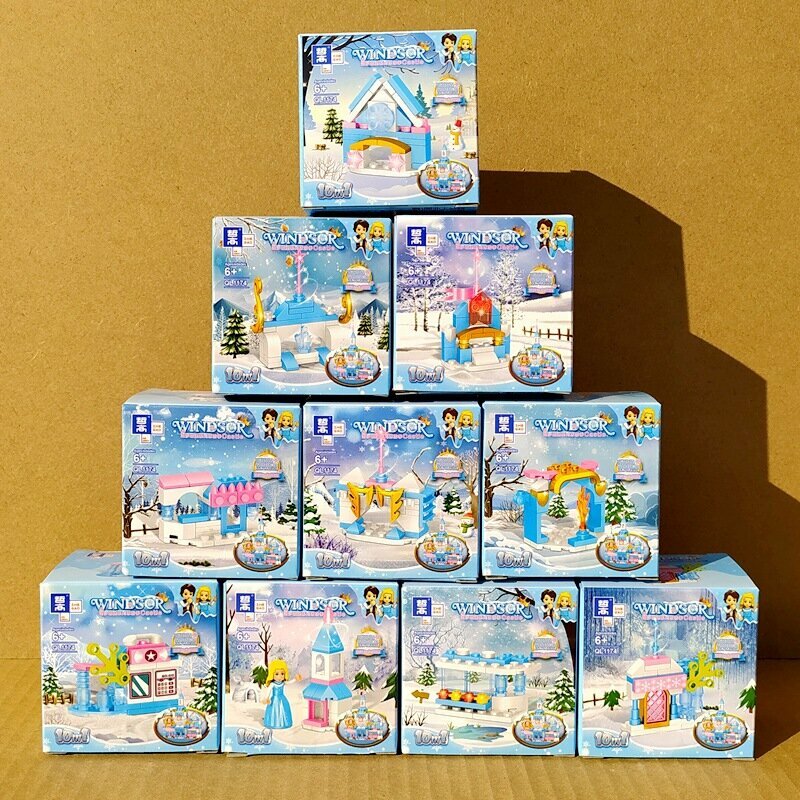 Просвещение строительные блоки 2101 Мальчики маленький Собранный детский сад развивающие игрушки призы деятельности