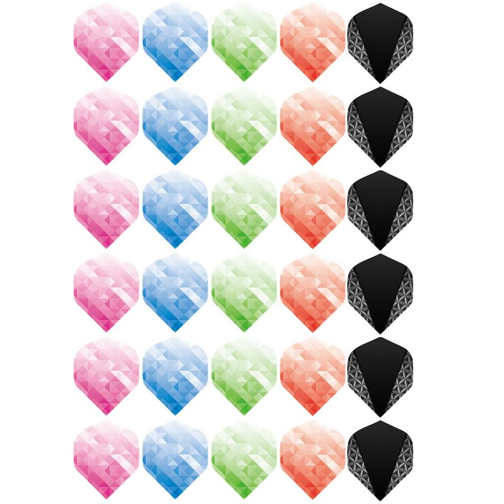 30 шт. оперение для дротиков PET, C51-C55