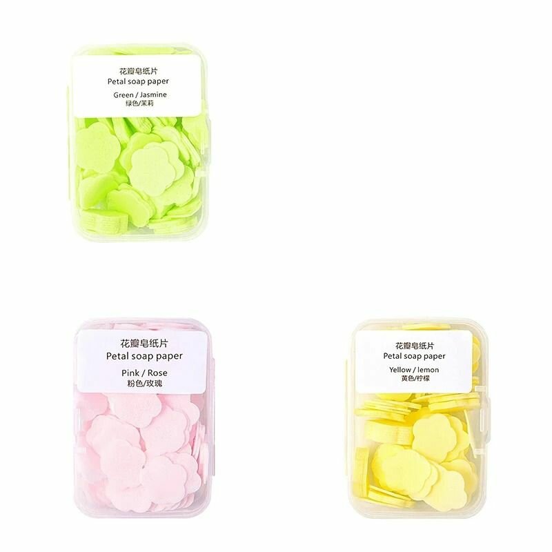 Портативная мыльная бумага для купания и мытья рук.