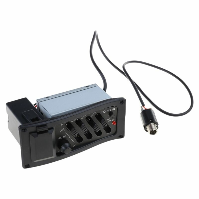 Эквалайзер 7545R гитарный четырехступенчатый звукосниматель-7545R