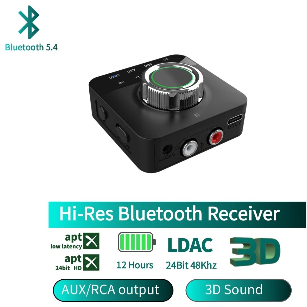 Беспроводной адаптер AYINO MR230PROA Bluetooth 5.0 EU Power Adapter