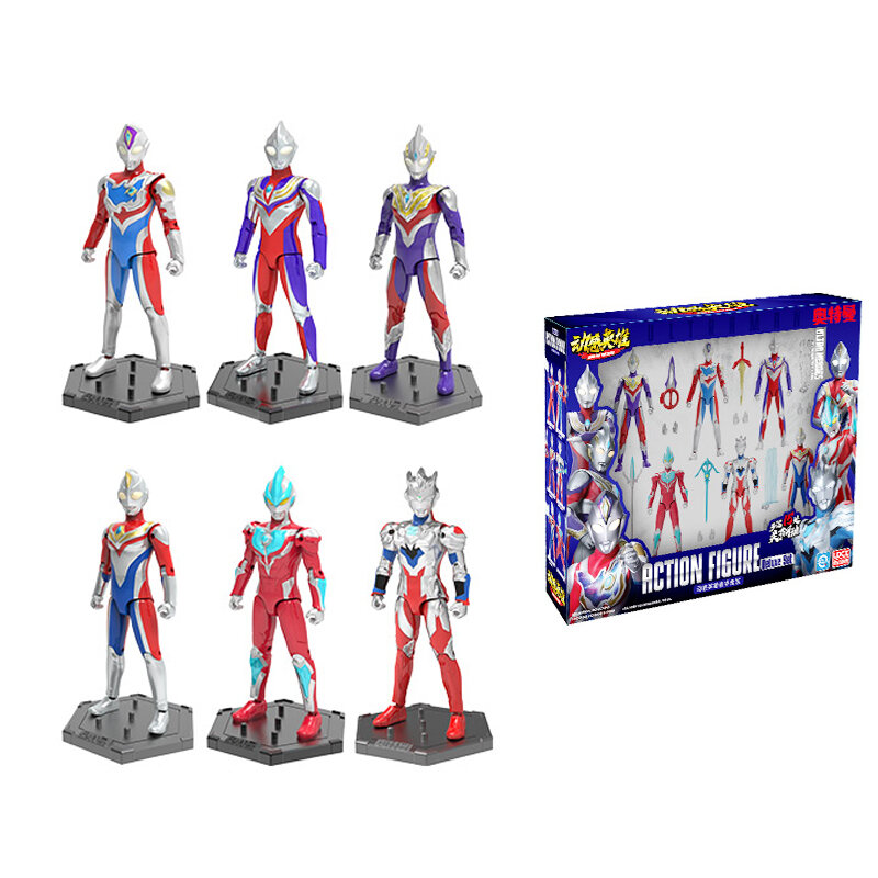 Фигурки унисекс Spiritual Creations Ультрамен Наборы Секретных Коробок, Action Hero-First Edition-Luxury Set