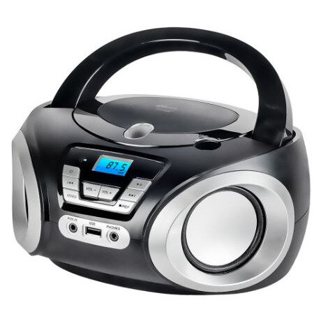 Магнитола Ritmix RBB-450BT black-silver