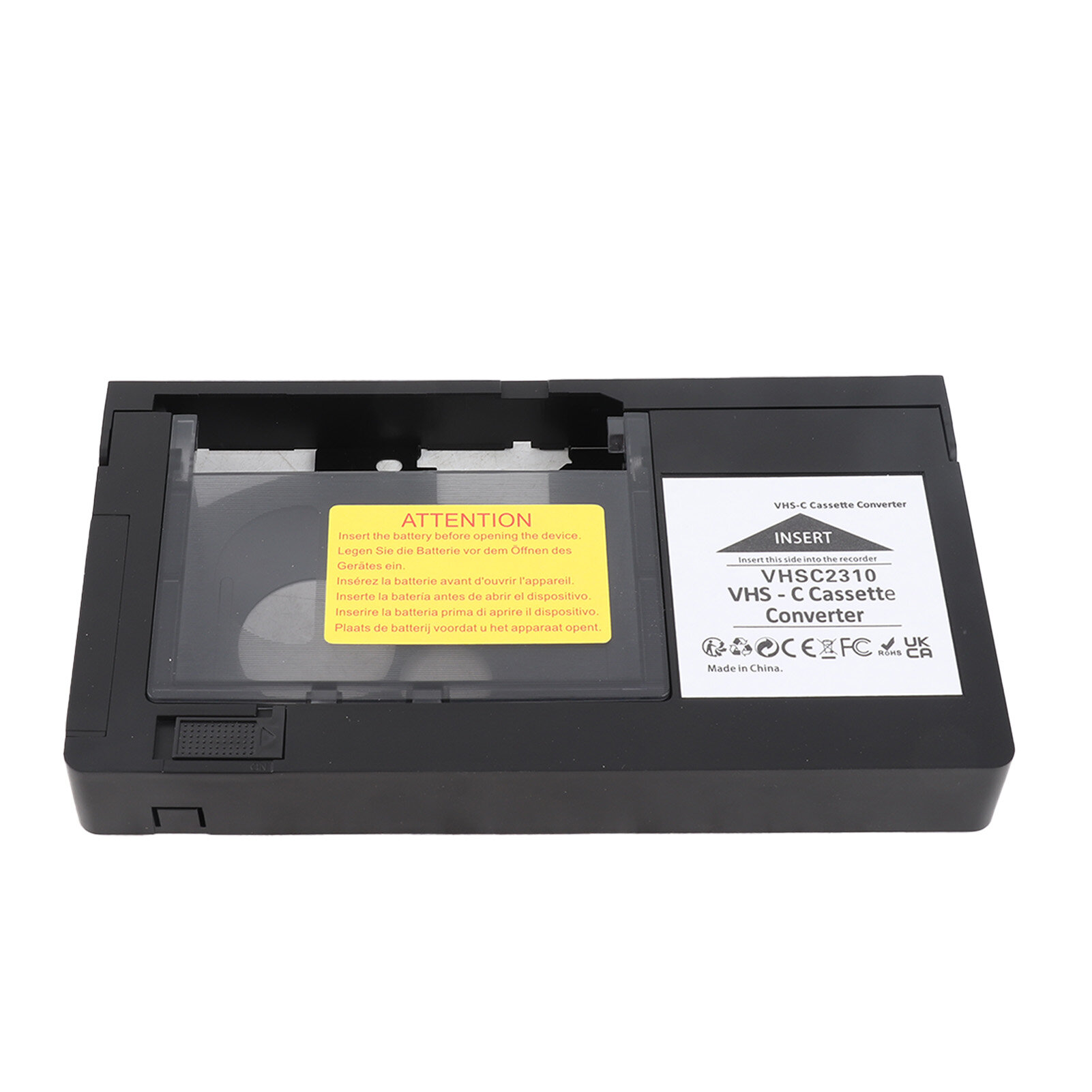 Коробка адаптера кассета видеокамеры для VHS для VHSC Cassette Converter Support Playsback Записать один элемент управления ключом
