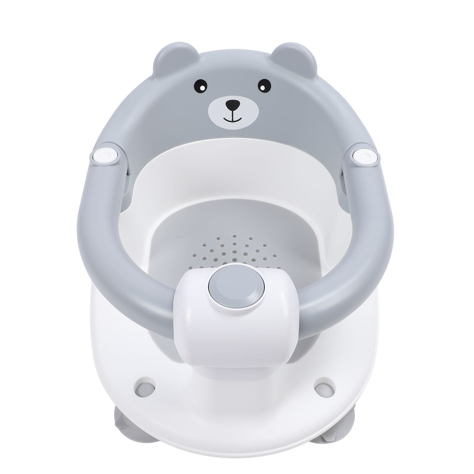 Детский стульчик для купания, нескользящее сиденье для купания новорожденных, стульчик для душа в ванной комнате, серый.