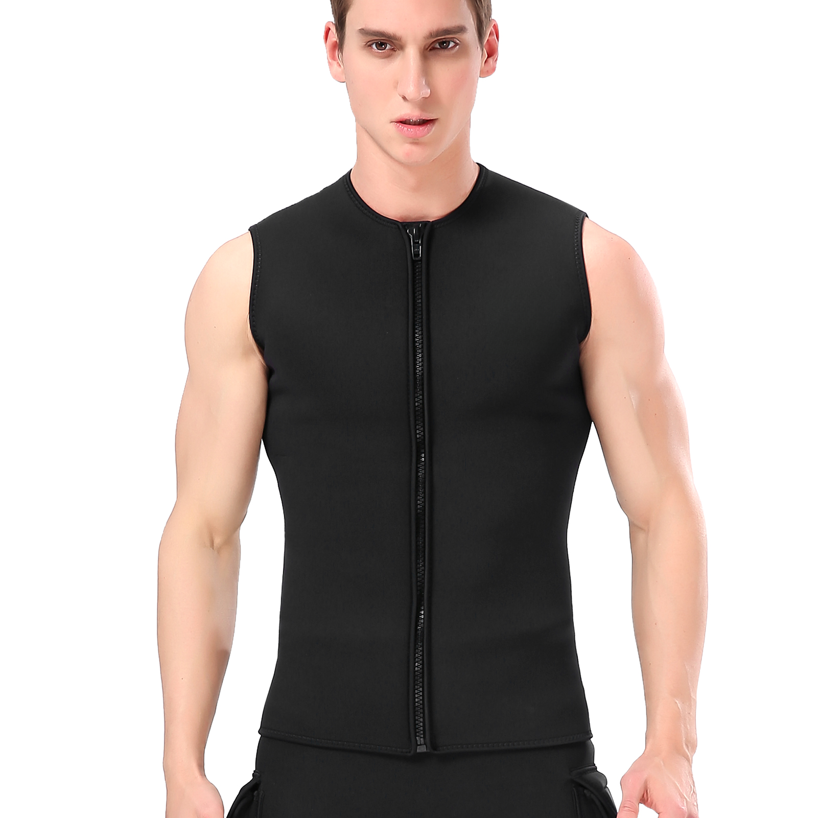 Жилет для дайвинга, серфинга, плавания, парусного спорта 3mm неопреновый sleeveless S, M, L, XL, 2XL, 3XL, 4XL