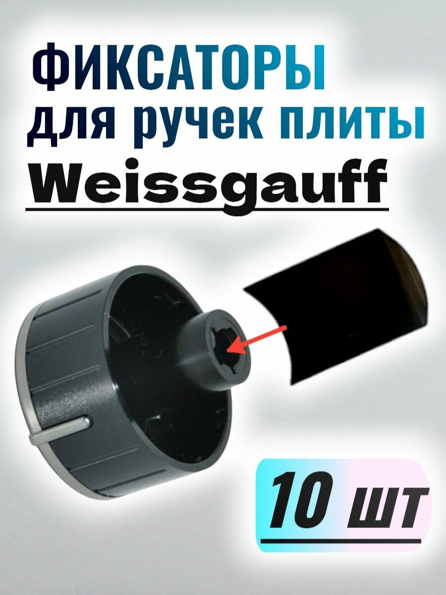 Фиксаторы (10 шт) для ручек плит Weissgauff