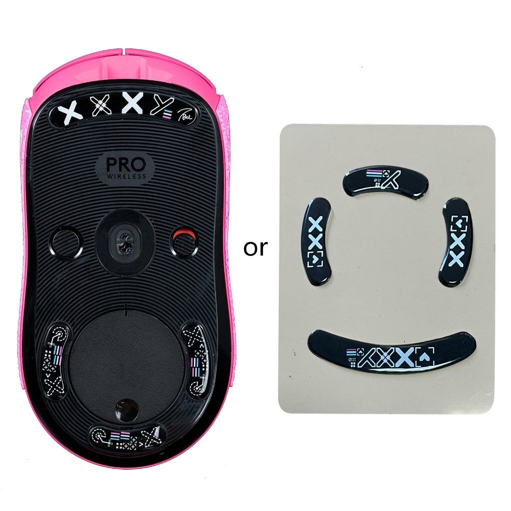 Стеклянные накладки для мыши G Pro Wireless, Черный - Беспроводная сеть G Pro