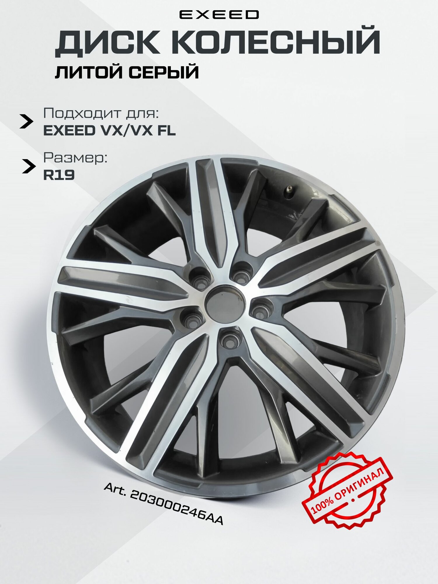 Диск колесный литой R19 EXEED