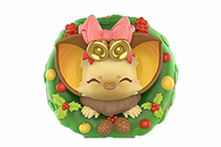 POP MART Yoki Рождественская коллекция Слепые боксы, Confirmed-Christmas Ring Yoki (Open)