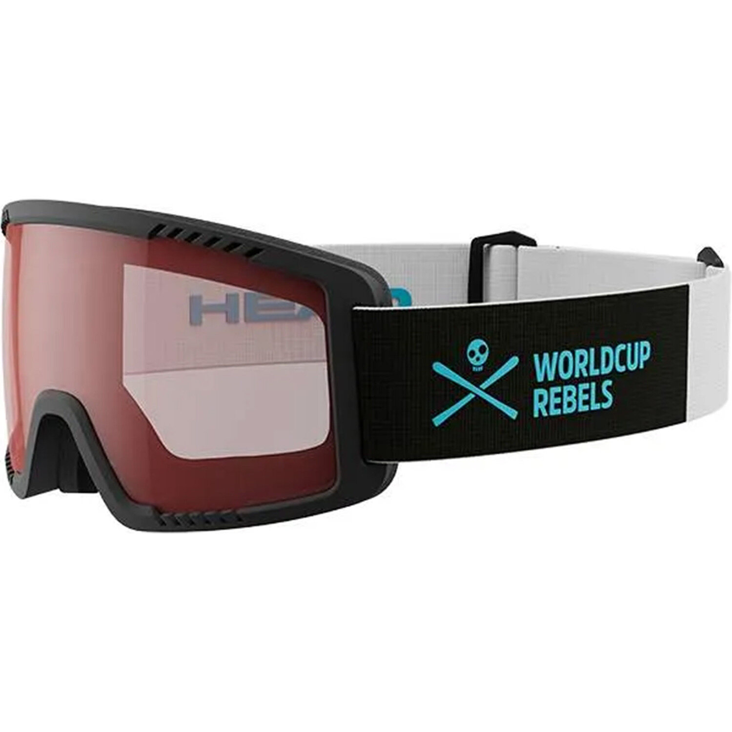 Горнолыжные очки Head Contex Youth Black/Blue WCR S1 25/26 Черный, для детей , Черный