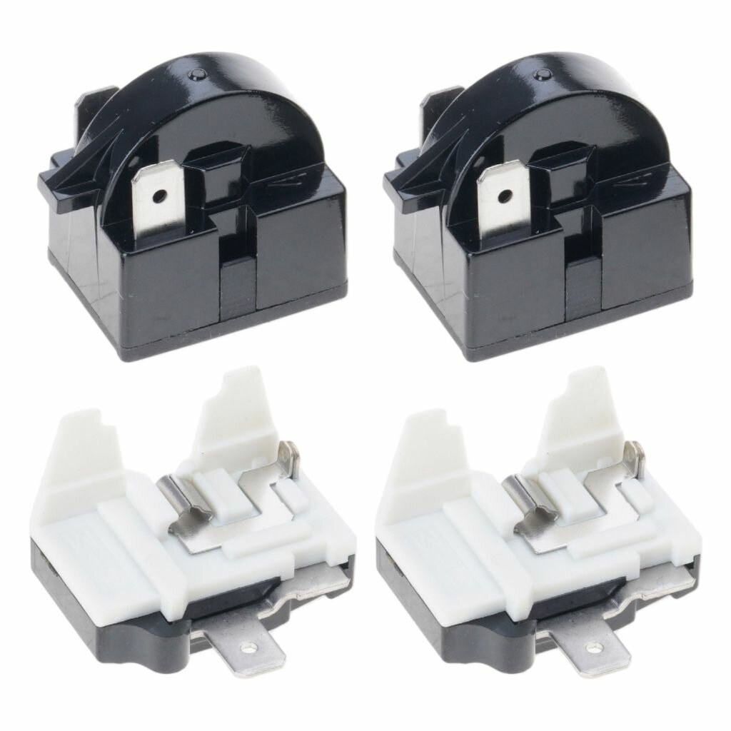 2 комплекта дроссельной заслонки для запуска компрессора морозильной камеры от перегрузки и перегрева-2 ножки- 22 евро