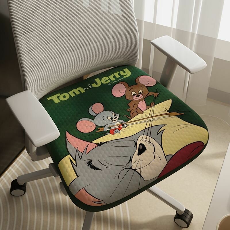 Чехол для стула Labubu 2025, новый эргономичный чехол для стула, дышащий, нескользящий чехол для офисного стула, чехол для компьютерного стула.