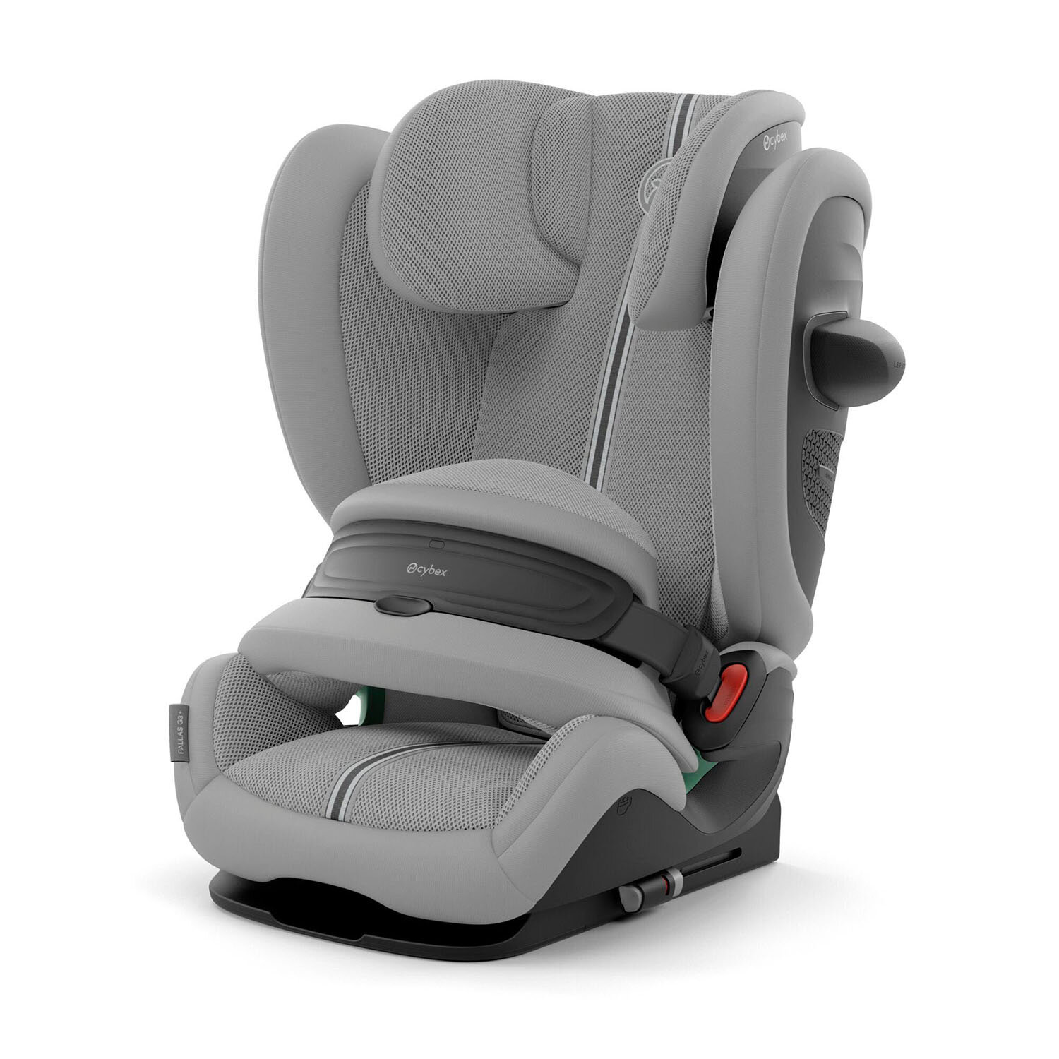 Автокресло 1/2/3 Cybex Pallas G3 Plus Stone Grey, от 15 месяцев до 12 лет, 9-36 кг (76 до 150 см), ISOFIX, серый