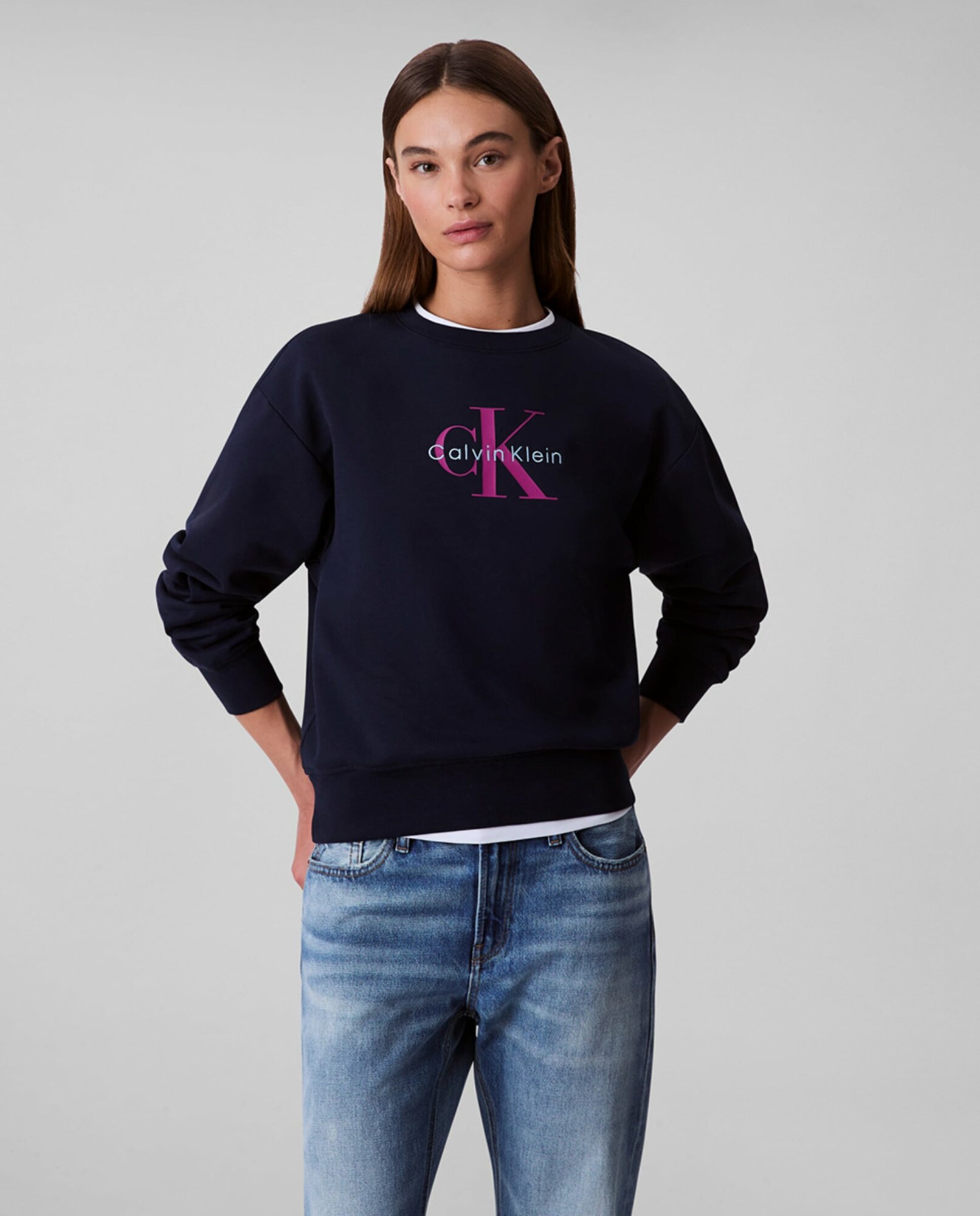 Свитшот Cropped Monogram Sweatshirt