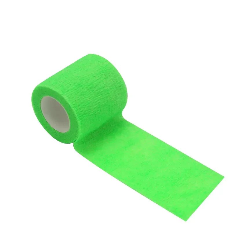 1 рулон 2,5/5/10 см * 4,5 м марлевые медицинские бинты самоклеящиеся 2.5CMx4.5M, bright green