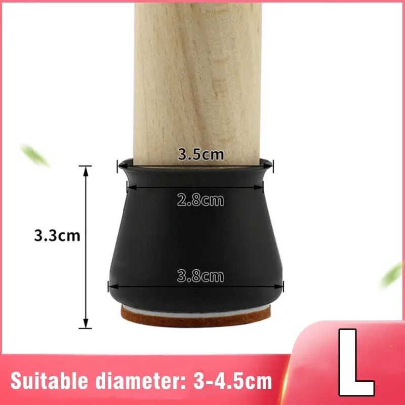 Защитные чехлы для ножек стола, стула, толстые резиновые накладки для мебели, защитные накладки для пола, бытовые, без царапин, уменьшающие шум, колпачки для ножек, инструмент