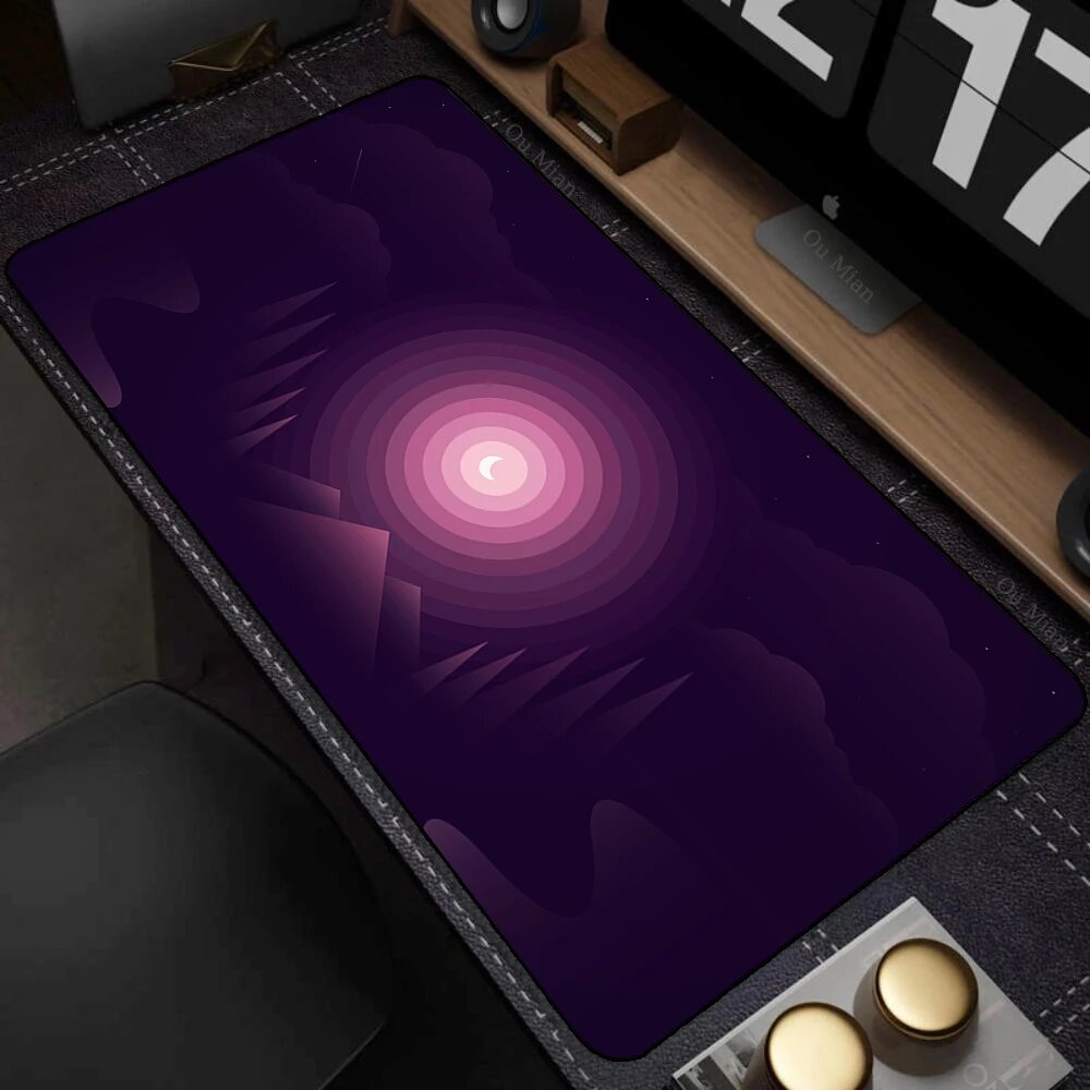 Игровой коврик для мыши фиолетовый 700x400 мм, Цвет: FF06170