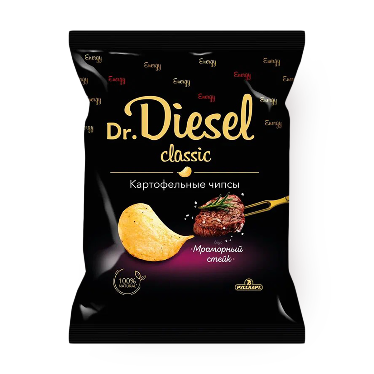 Чипсы картофельные Dr. Diesel Мраморный стейк