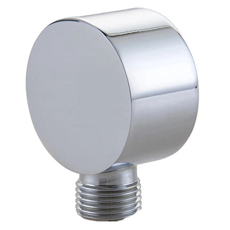 Колено для горячей стены, латунное круглое настенное крепление, аксессуары для соединителя душевого шланга G1/2-дюймовый выпуск воды для душа