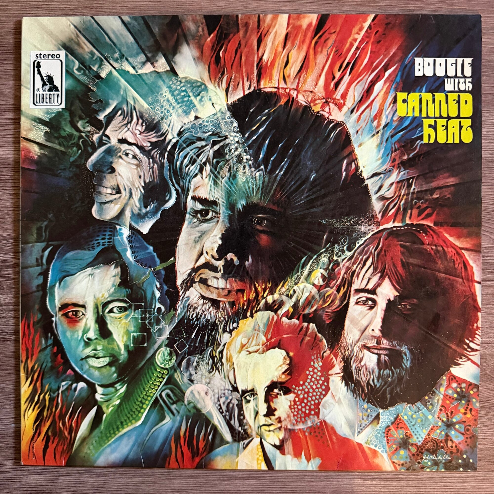 Виниловая пластинка Canned Heat Boogie With Canned Heat (Дания 1968г.)