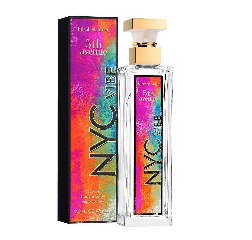 ELIZABETH ARDEN 5th Avenue NYC Vibe 125 мл парфюмерная вода для мужчин и женщин, цветочные, древесные, мускусные
