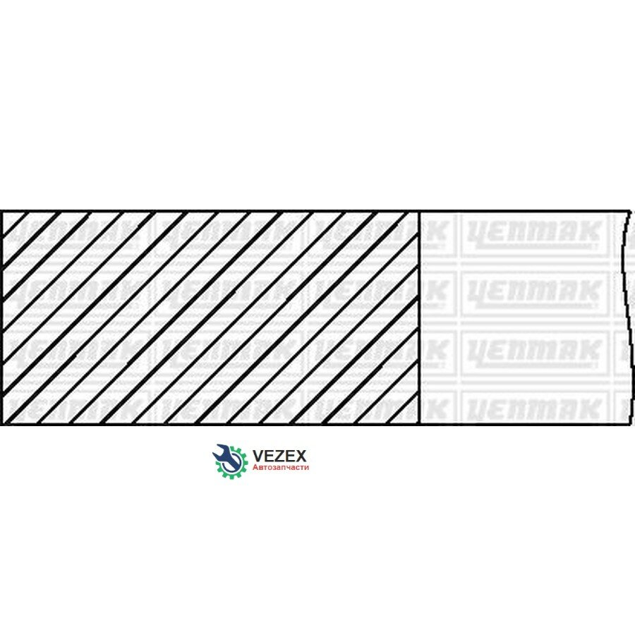 YENMAK 91-09329-000 Кольца поршневые комплект