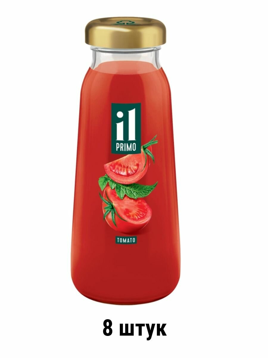 Il Primo Сок томатный с солью с мякотью 0,2 л, 8 шт.