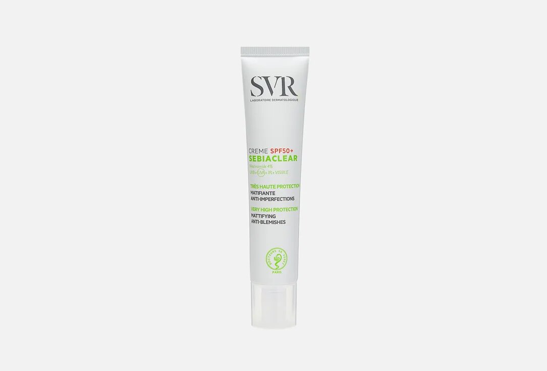 SVR SEBIACLEAR Матирующий крем для лица SPF50+ 40мл