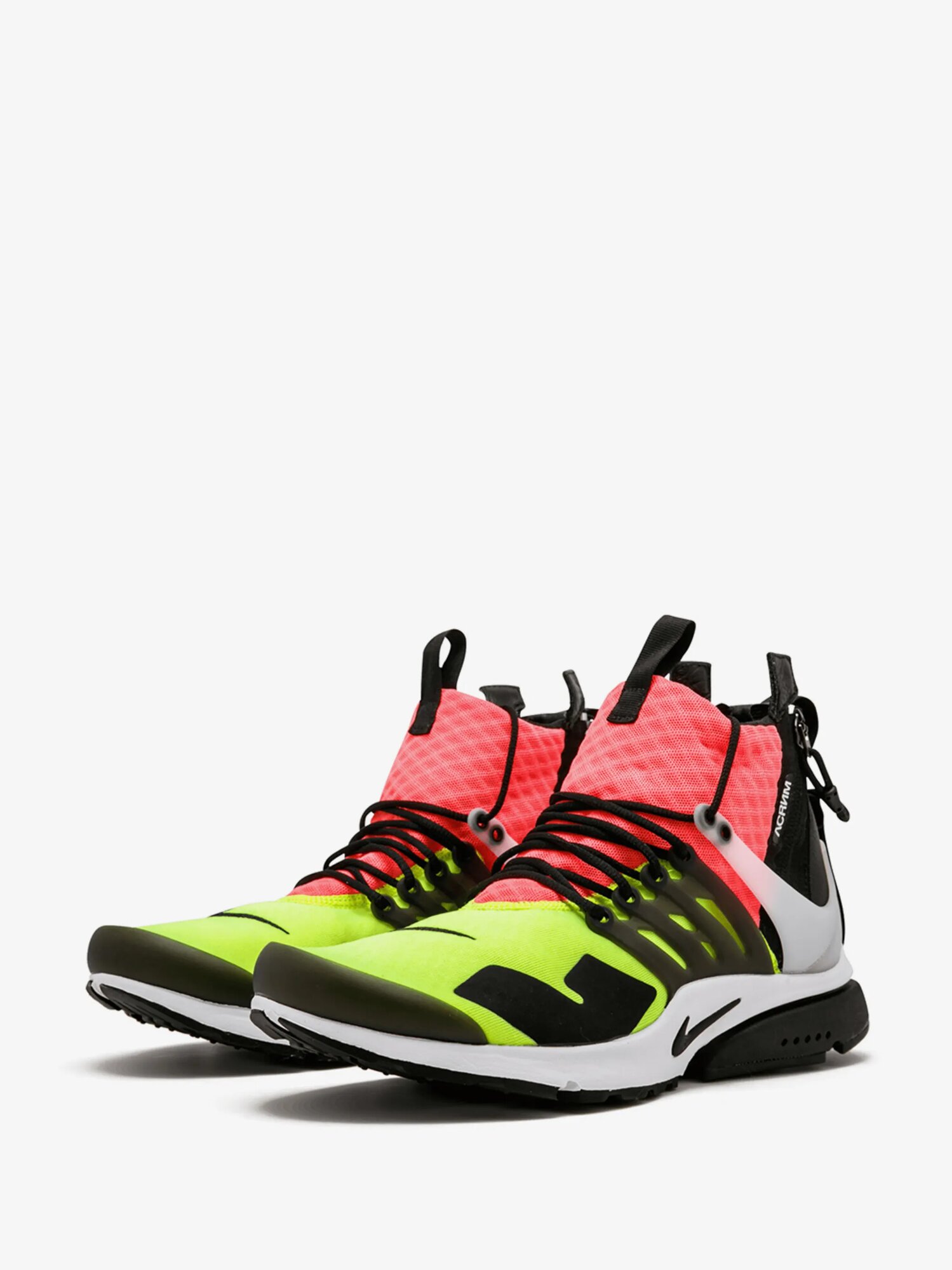 Кроссовки NIKE Air Presto Mid - Acronym, размер 48 EU, зеленый — фото 1
