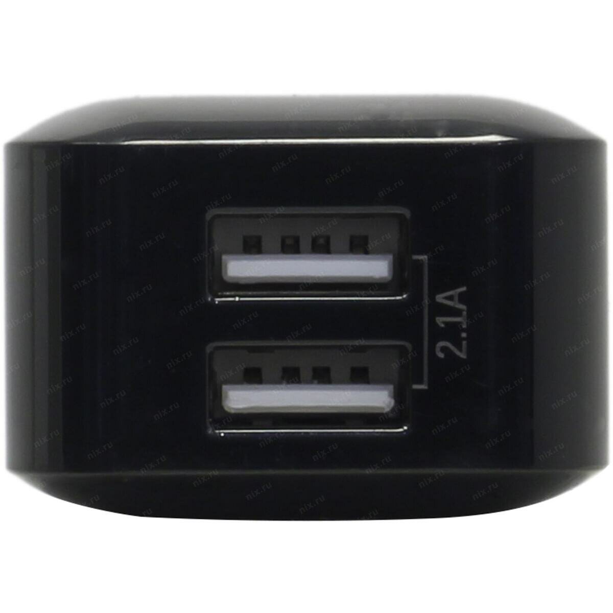 Defender EPA-13 Black 83840 Зарядное устройство USB (Вых. DC5V, 10.5W, 2xUSB) — фото 1