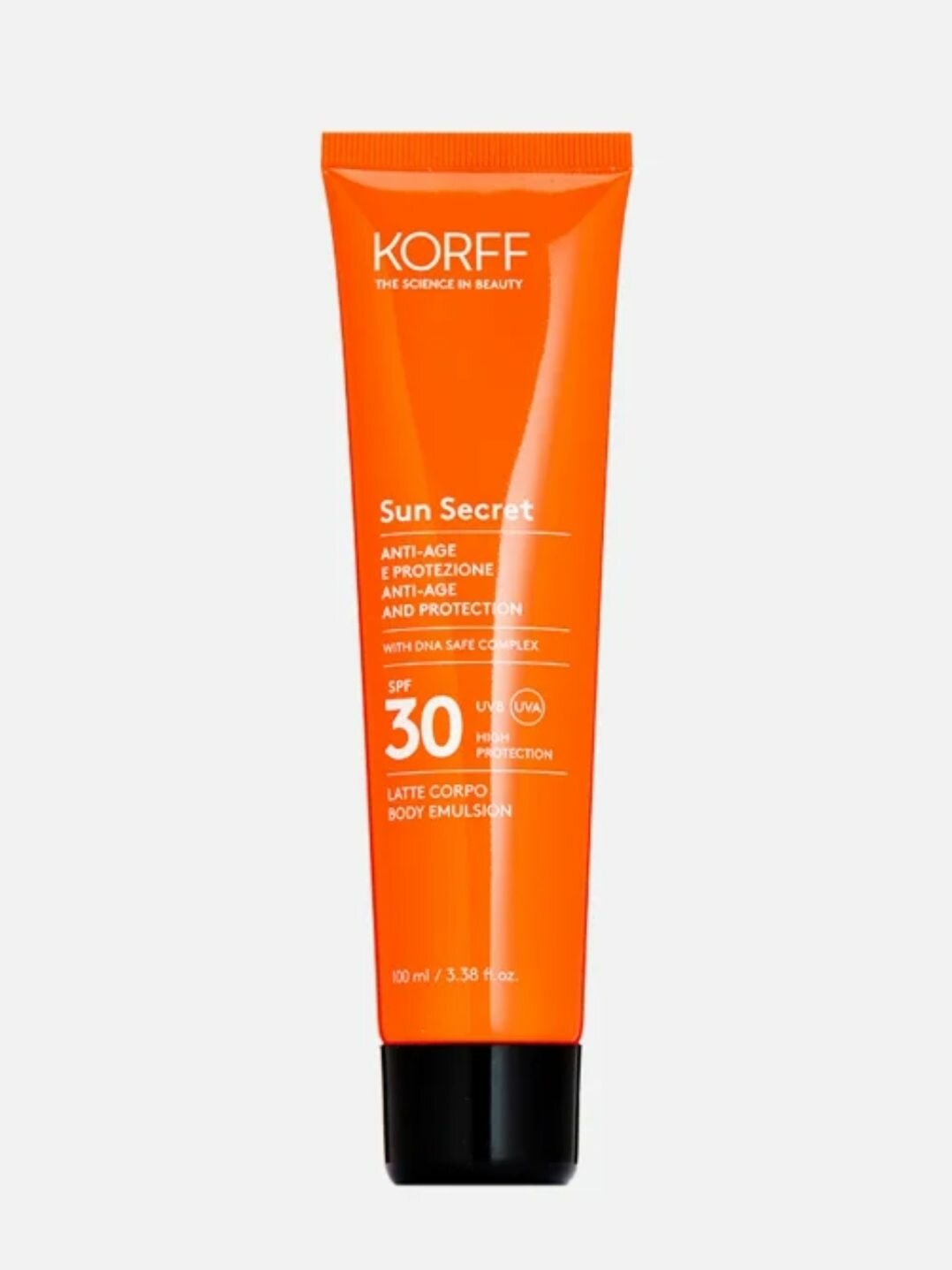 Солнцезащитная эмульсия для тела spf 30 KORFF sun secret anti-age and protection body emulsion