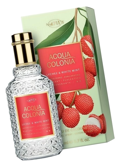 4711 Acqua Colonia Lychee and White Mint одеколон унисекс 100 мл - Лише Енд Вайт Минт