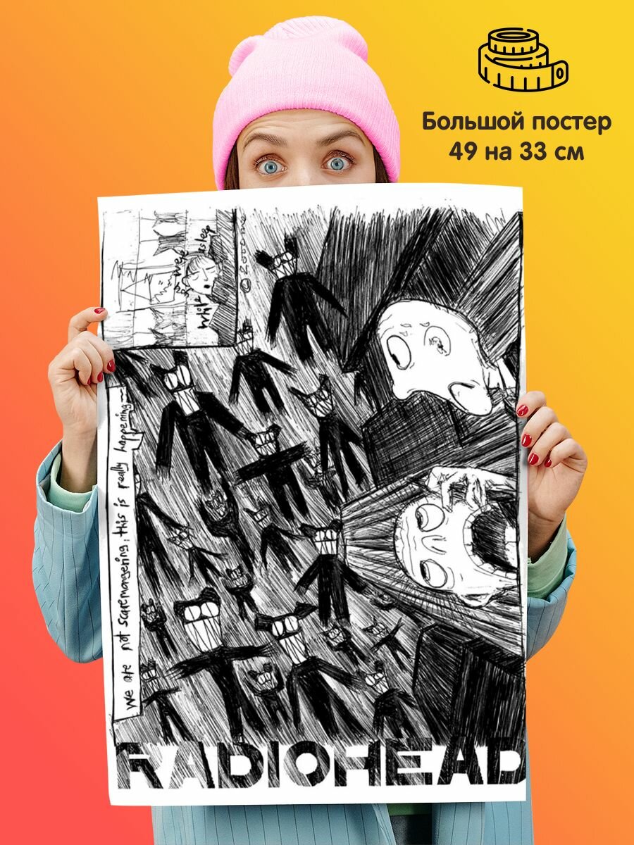 Постер плакат Radiohead