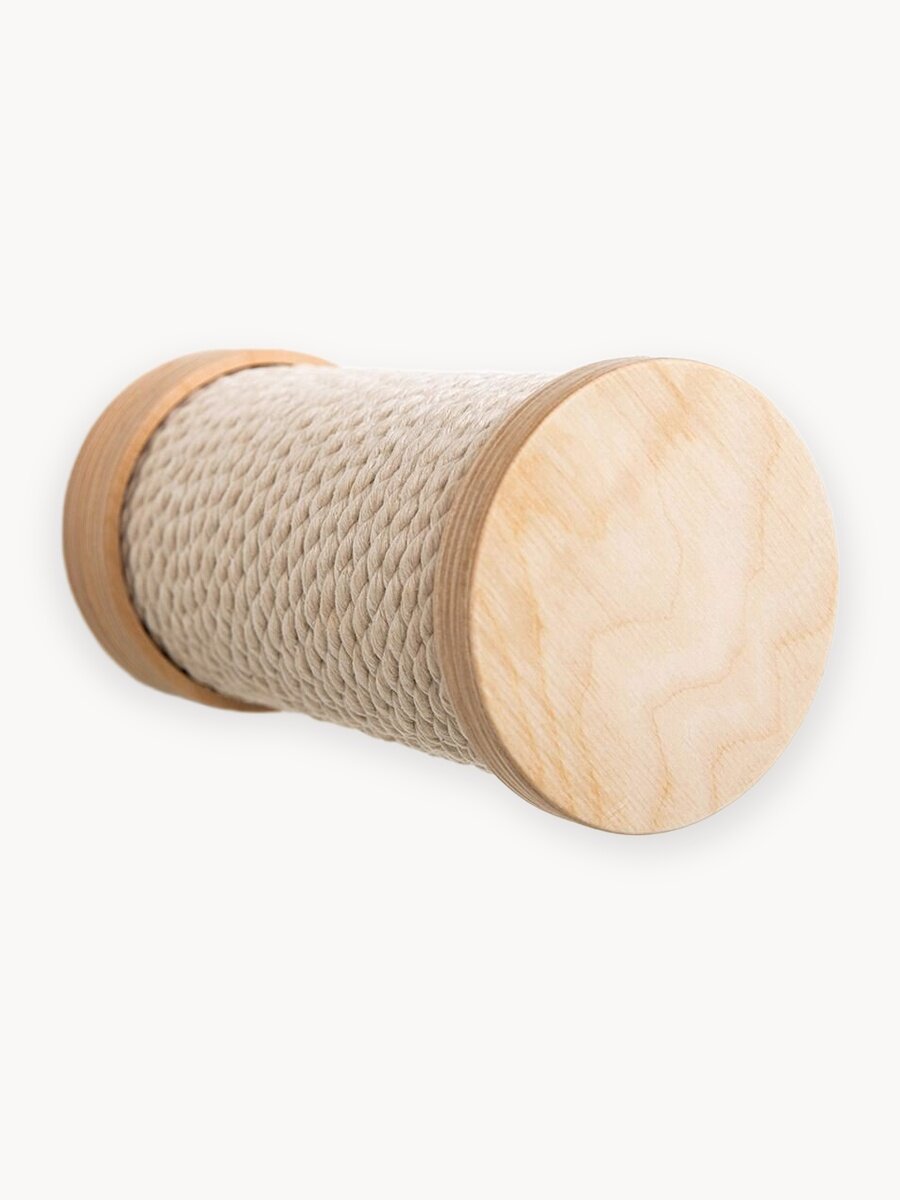 Когтеточка - столбик, ступенька для кошек на стену когтеточка настенная 20 см с хлопковой обмоткой