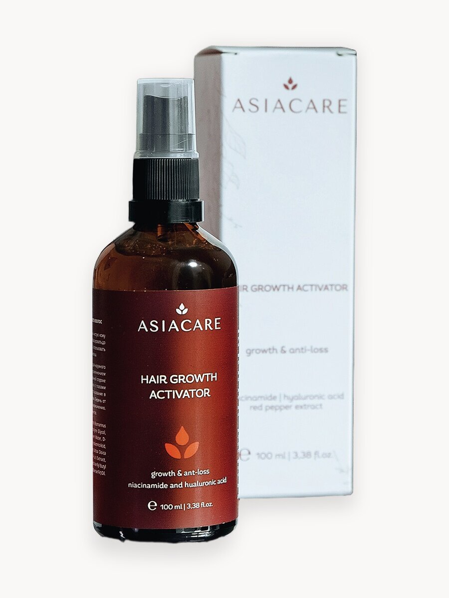 Сыворотка для роста волос Asia Care, против выпадения, 100 мл
