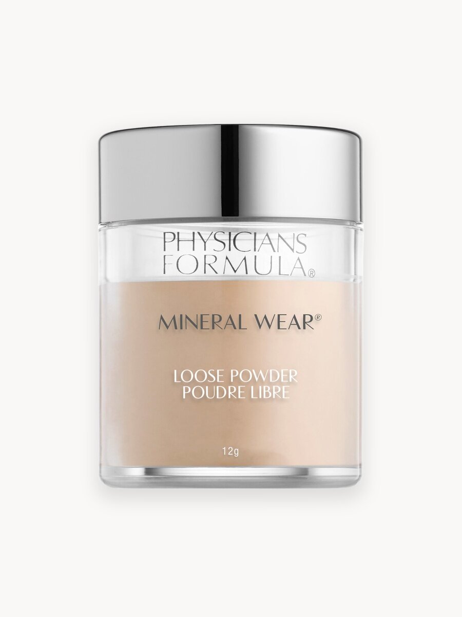 PHYSICIANS FORMULA Пудра рассыпчатая для лица Mineral Wear Loose Powder минеральная, 12 г, Прозрачный
