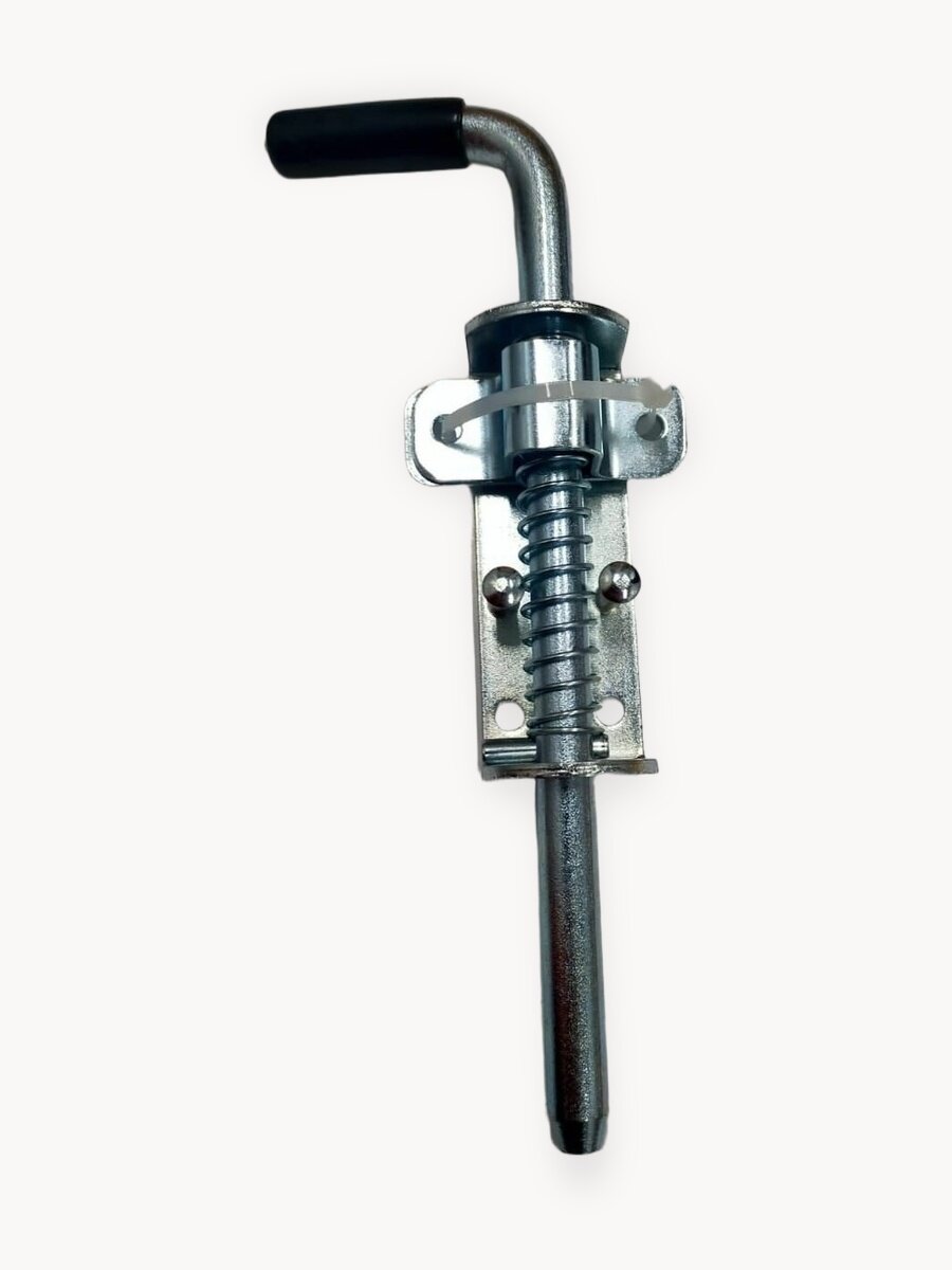 Засов 220мм вертикальный с пружиной для распашных ворот -1 шт.