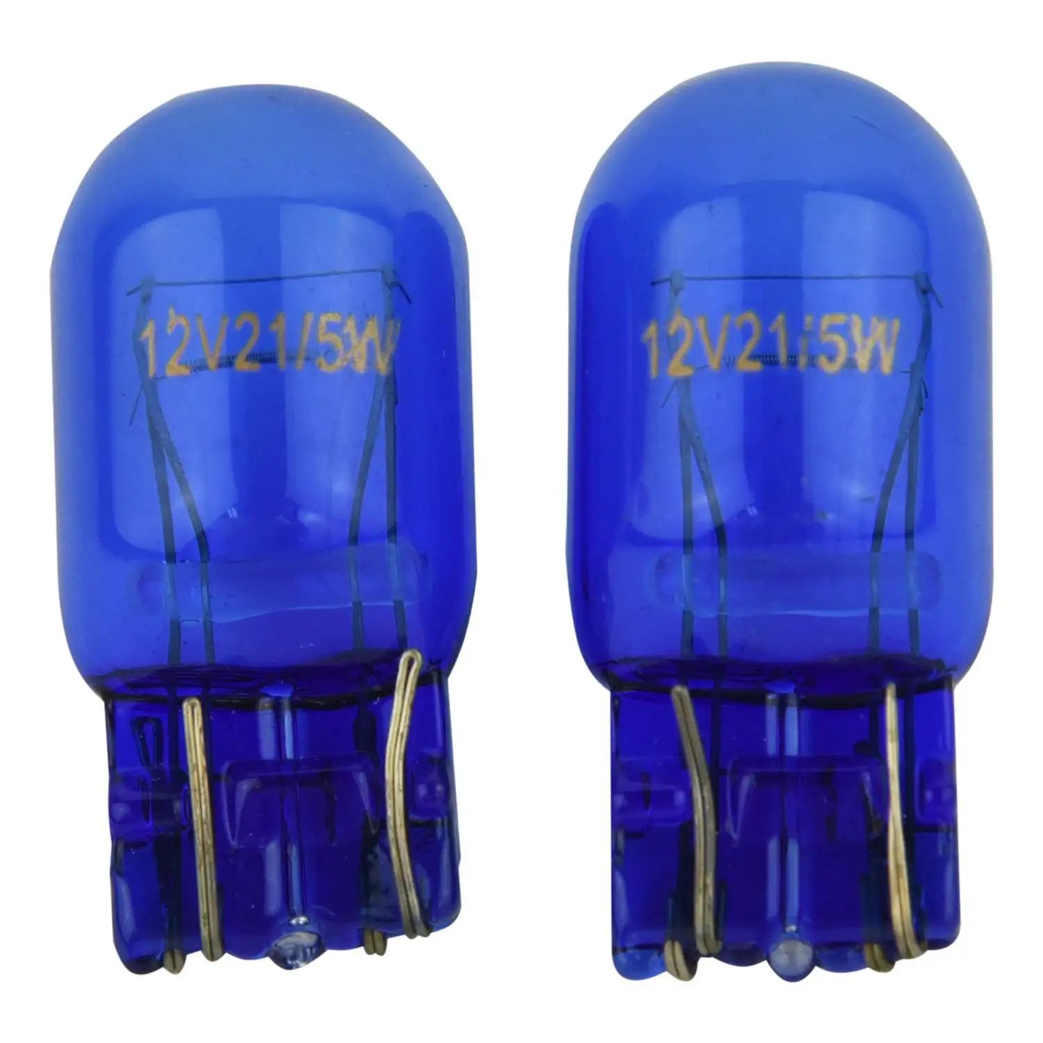 2 x W21 5W T20 580 Двойная нить накаливания Боковой свет 7443 Супер белые HID ксеноновые лампы 6000k