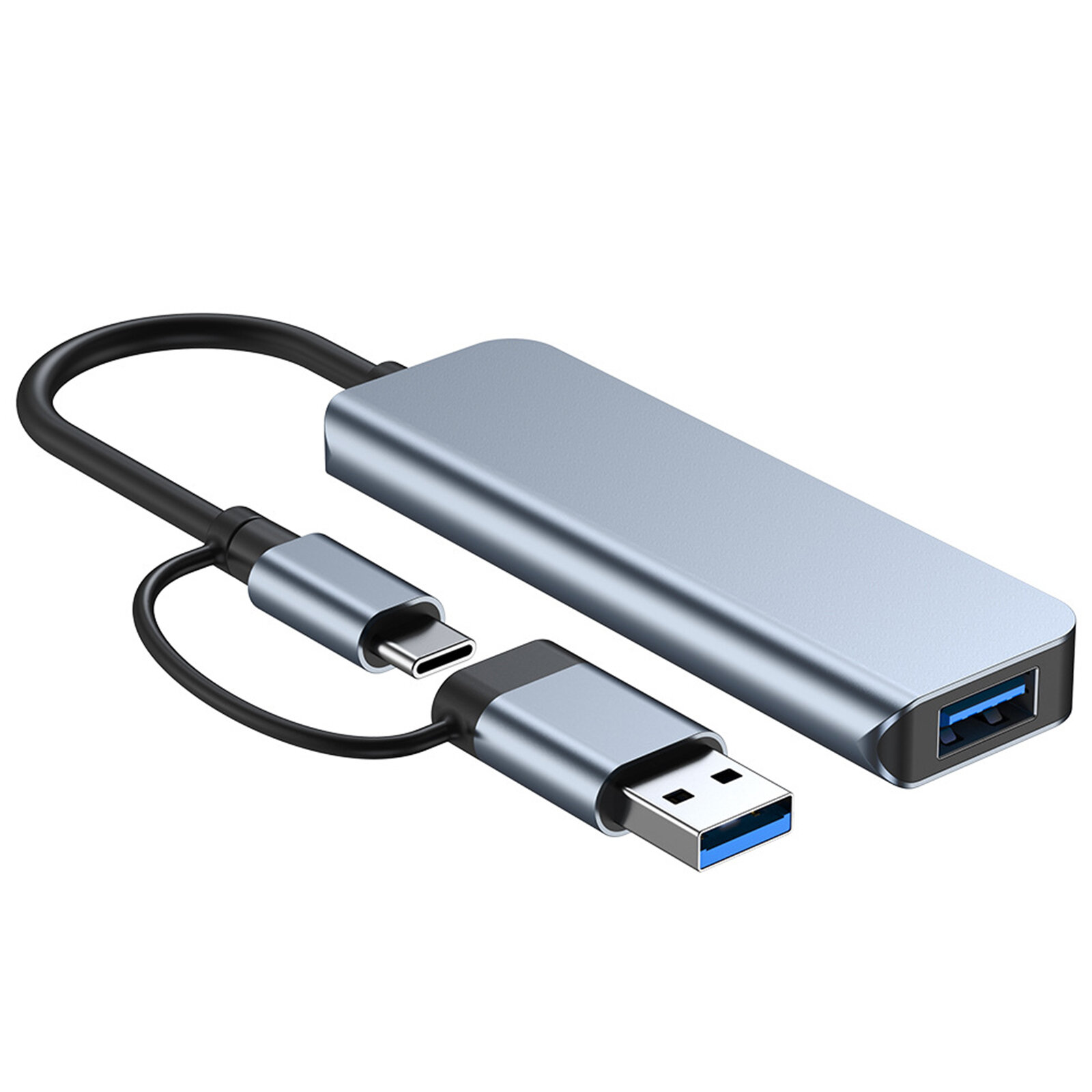 Многофункциональный USB C хаб 8 портов USB3.0 с кардридером
