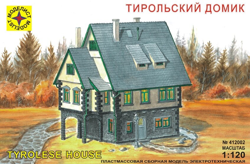 Сборная модель "Тирольский домик", артикул: 412002