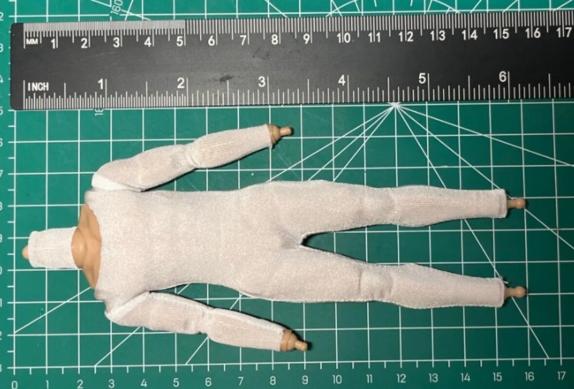 HASUKI Аксессуары 1/12 для фигурки Black Action и Snow Mountain Ghost Белый, body set
