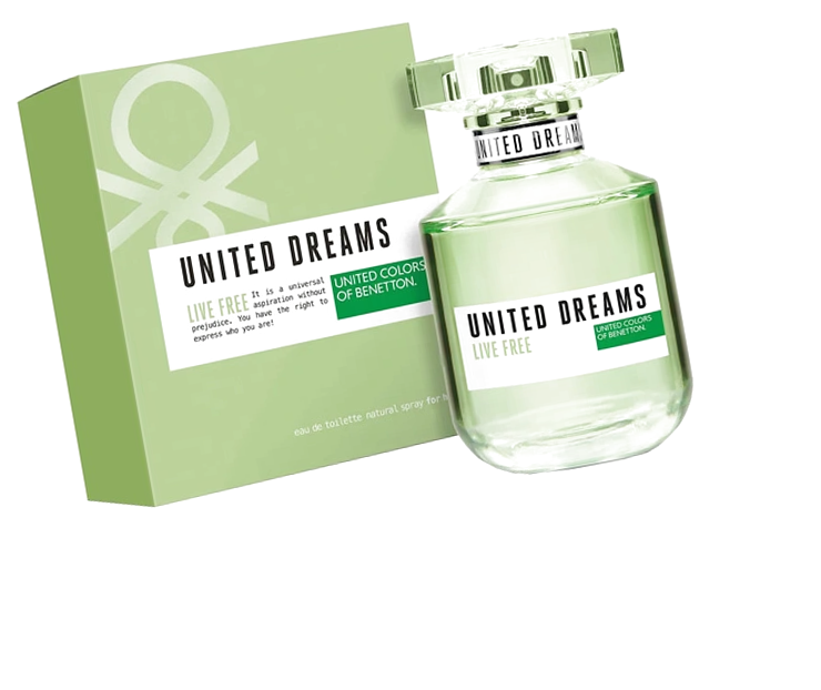 Туалетная вода Бенеттон Юнайтед Дримс Лайф Фри 50 мл женская - Colors Of Benetton