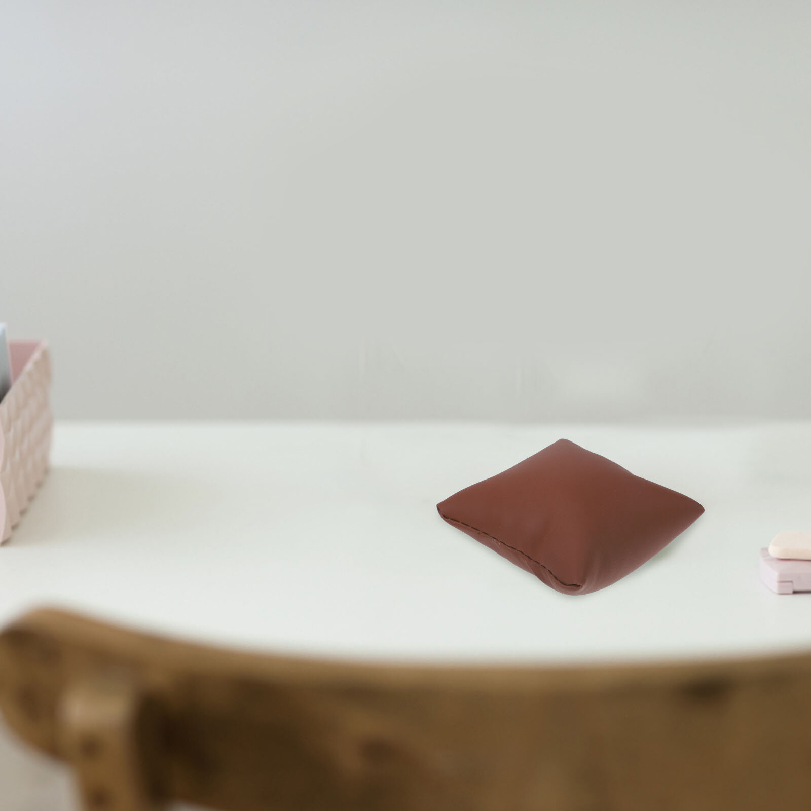 6 Шт Подушки Для Часов Из Эко Кожи С Наполнителем Размер 9.00X8.00X5.00Cm
