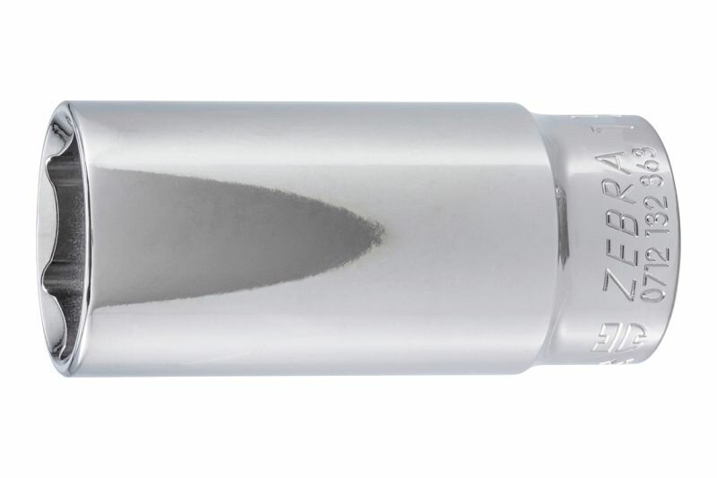 Головка торцевая шестигранная удлиненная 1 1/16" 1/2" дюймовая ZEBRA Wurth