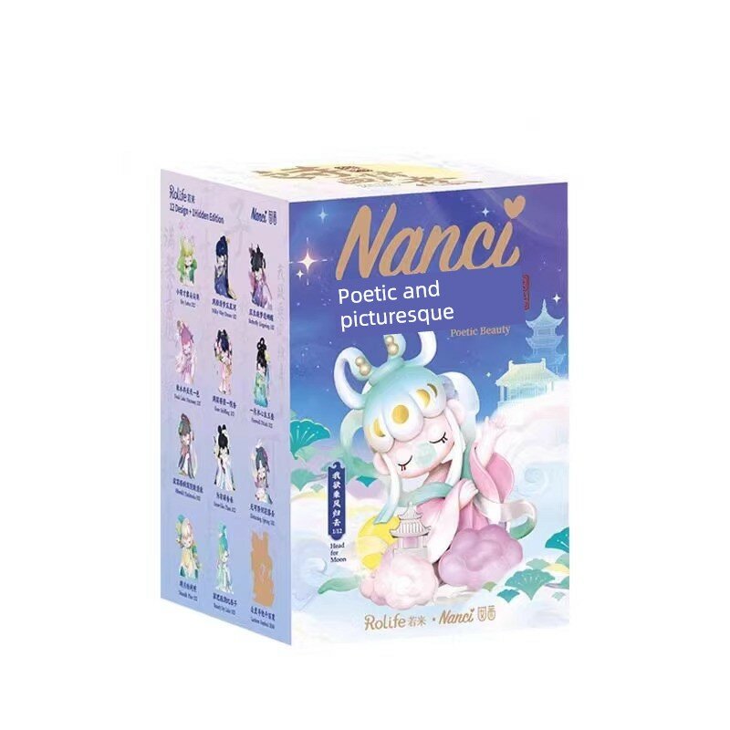 Rolife Roli Xinxi Poetic Series Blind Box Коллекционная фигурка Случайный персонаж с скрытым вариантом 80-100 символов